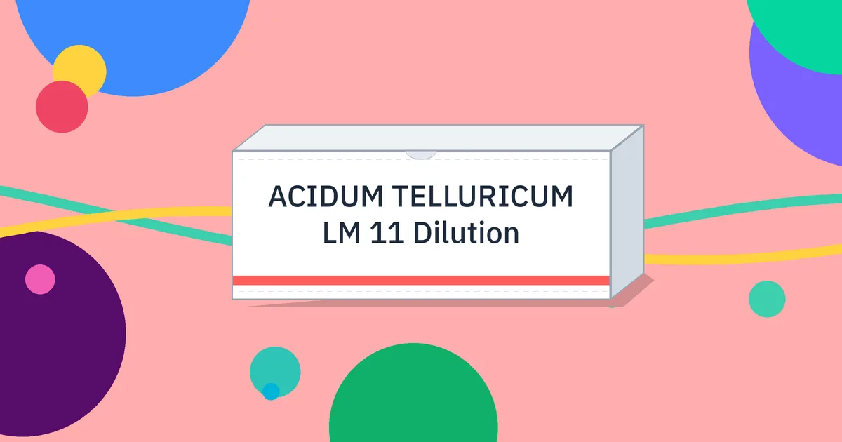 Symbolbild: Packung mit der Aufschrift ACIDUM TELLURICUM LM 11 Dilution (PZN 13287612) – Verfügbarkeit und Bezug in Apotheken in Frankfurt am Main