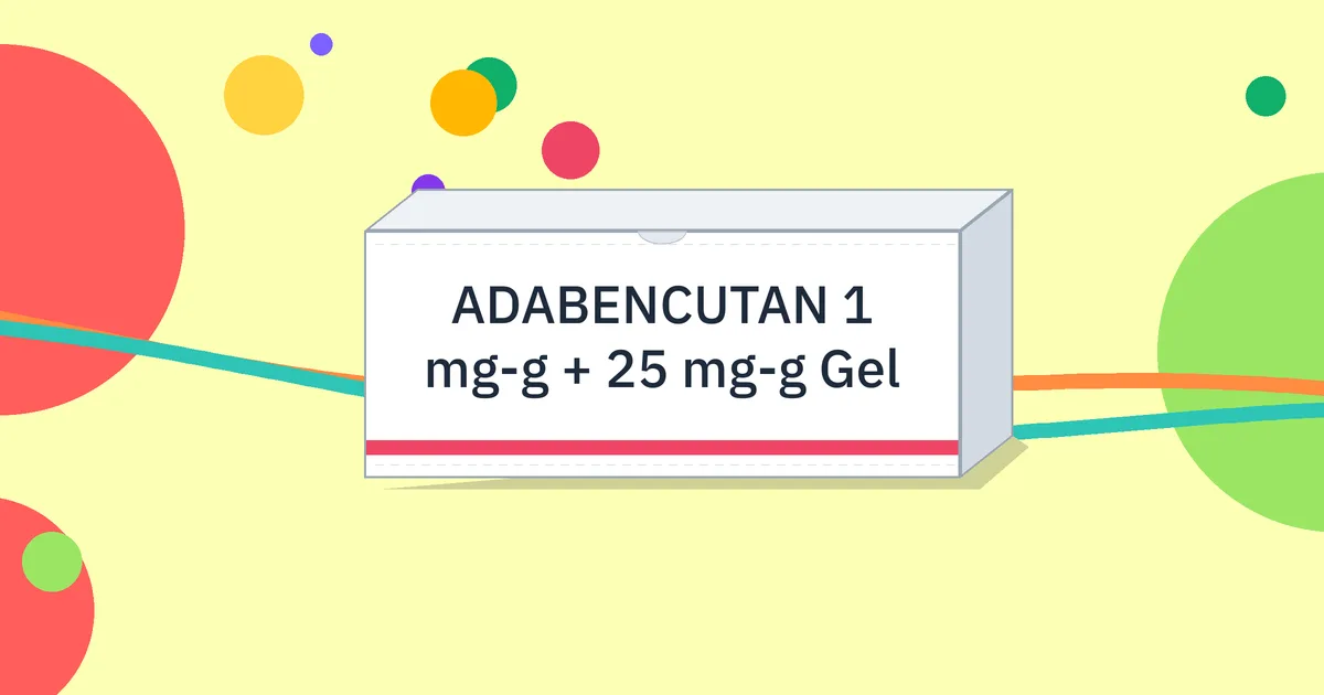 Symbolbild: Packung mit der Aufschrift ADABENCUTAN 1 mg-g + 25 mg-g Gel (PZN 19802363) – Verfügbarkeit und Bezug in Apotheken in Frankfurt am Main