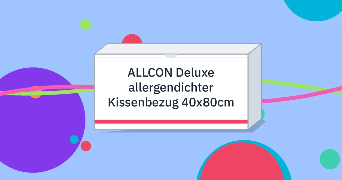 Symbolbild: Packung mit der Aufschrift ALLCON Deluxe allergendichter Kissenbezug 40x80cm (PZN 12446095) – Verfügbarkeit und Bezug in Apotheken in Frankfurt am Main