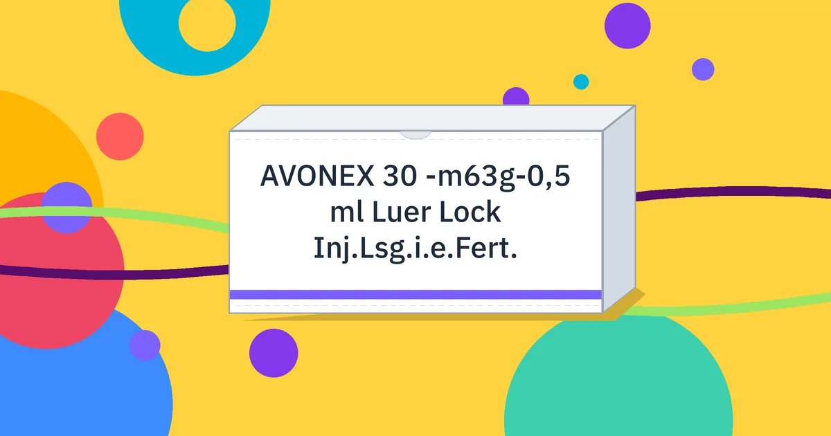 Symbolbild: Packung mit der Aufschrift AVONEX 30 -m63g-0,5 ml Luer Lock Inj.Lsg.i.e.Fert. (PZN 16875574) – Verfügbarkeit und Bezug in Apotheken in Frankfurt am Main