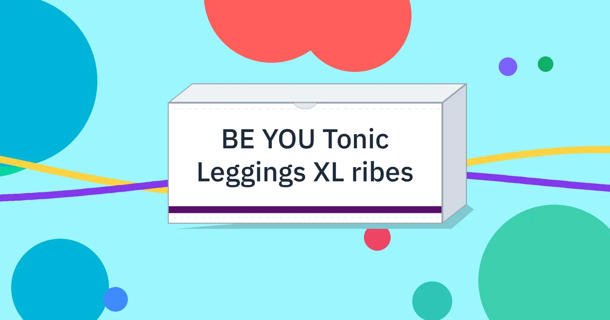 Symbolbild: Packung mit der Aufschrift BE YOU Tonic Leggings XL ribes (PZN 19721618) – Verfügbarkeit und Bezug in Apotheken in Frankfurt am Main