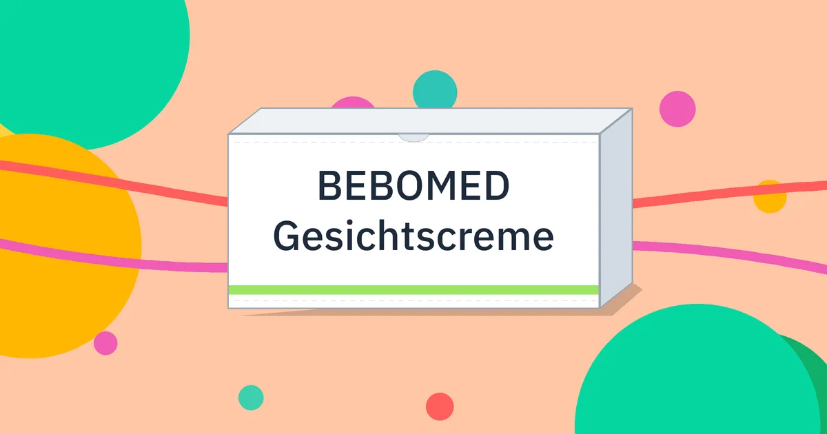 Symbolbild: Packung mit der Aufschrift BEBOMED Gesichtscreme (PZN 19395254) – Verfügbarkeit und Bezug in Apotheken in Frankfurt am Main