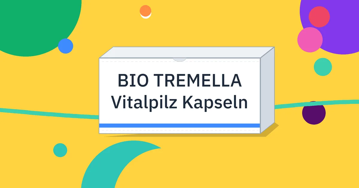 Symbolbild: Packung mit der Aufschrift BIO TREMELLA Vitalpilz Kapseln (PZN 19810670) – Verfügbarkeit und Bezug in Apotheken in Frankfurt am Main