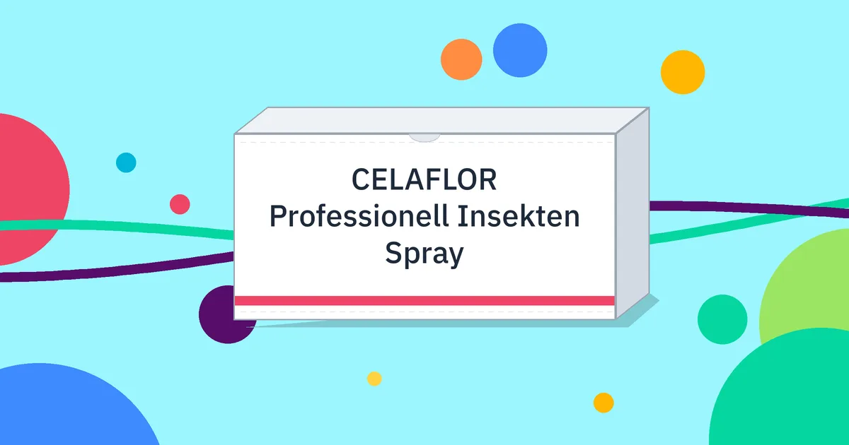 Symbolbild: Packung mit der Aufschrift CELAFLOR Professionell Insekten Spray (PZN 08729491) – Verfügbarkeit und Bezug in Apotheken in Frankfurt am Main