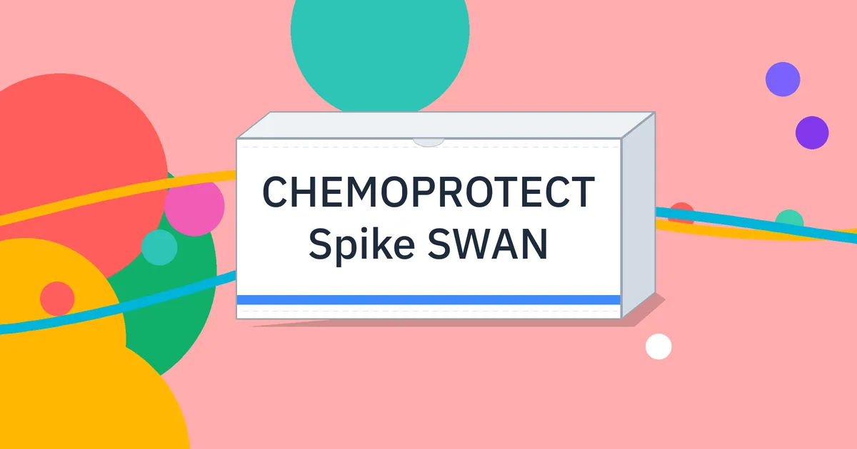 Symbolbild: Packung mit der Aufschrift CHEMOPROTECT Spike SWAN (PZN 09214642) – Verfügbarkeit und Bezug in Apotheken in Frankfurt am Main