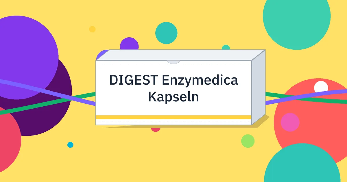 Symbolbild: Packung mit der Aufschrift DIGEST Enzymedica Kapseln (PZN 11362522) – Verfügbarkeit und Bezug in Apotheken in Frankfurt am Main