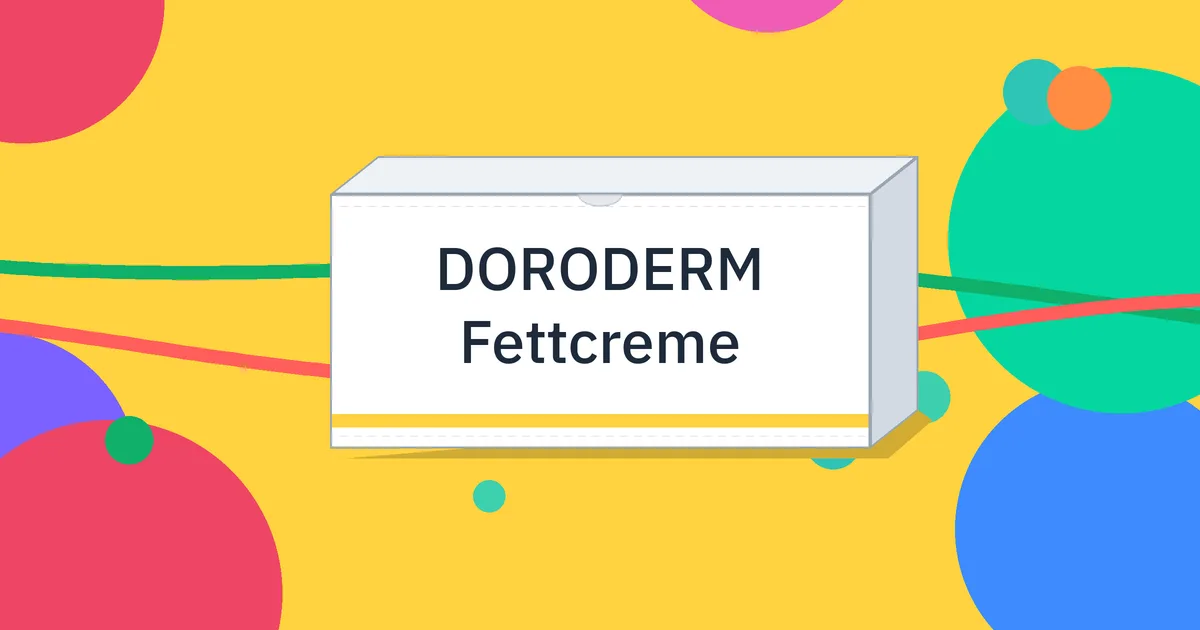 Symbolbild: Packung mit der Aufschrift DORODERM Fettcreme (PZN 02606221) – Verfügbarkeit und Bezug in Apotheken in Frankfurt am Main