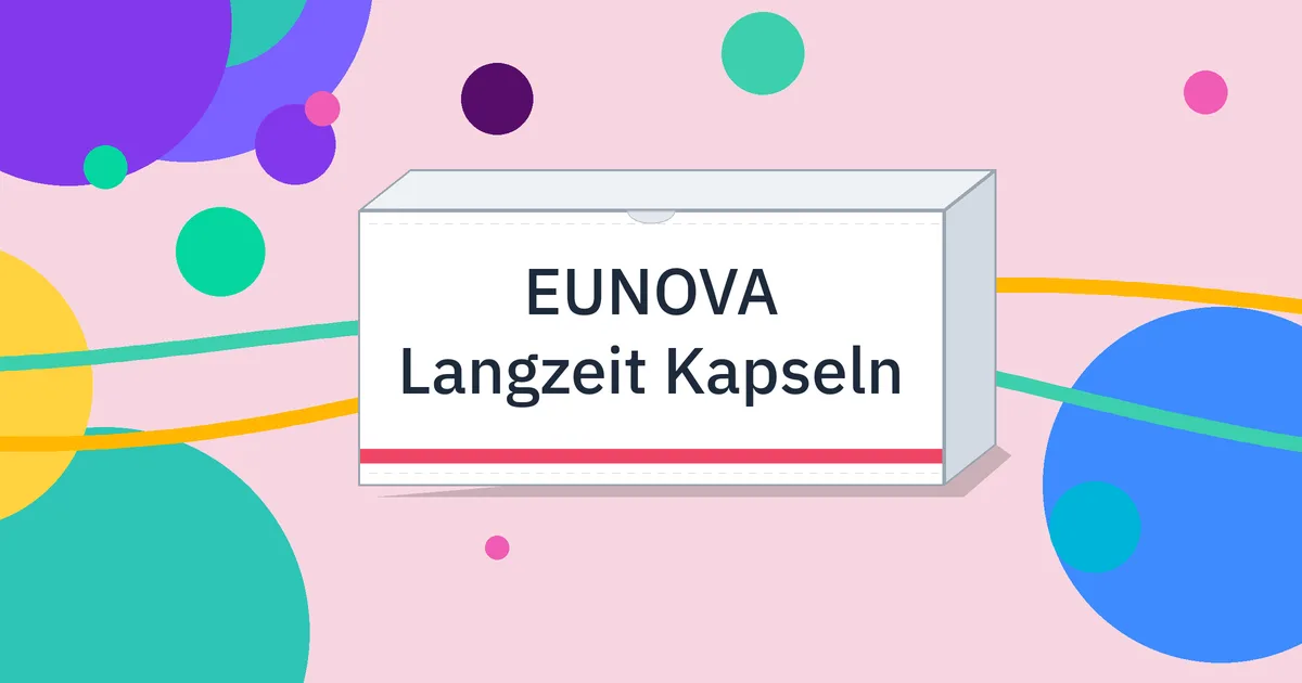 Symbolbild: Packung mit der Aufschrift EUNOVA Langzeit Kapseln (PZN 11084336) – Verfügbarkeit und Bezug in Apotheken in Frankfurt am Main