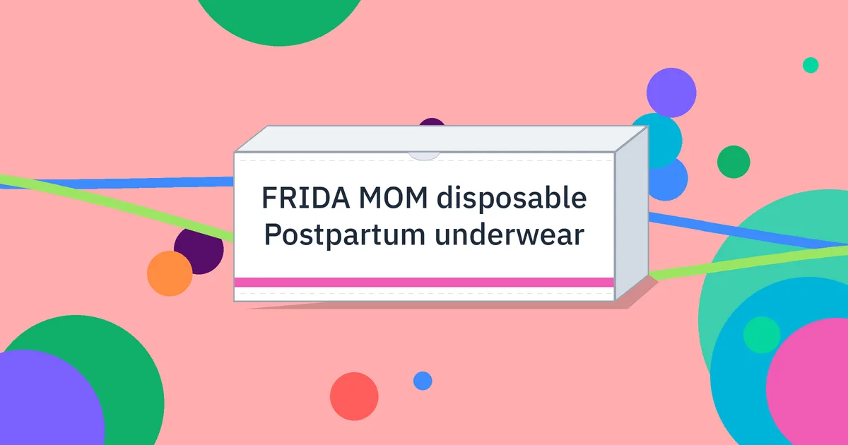 Symbolbild: Packung mit der Aufschrift FRIDA MOM disposable Postpartum underwear (PZN 19140821) – Verfügbarkeit und Bezug in Apotheken in Frankfurt am Main