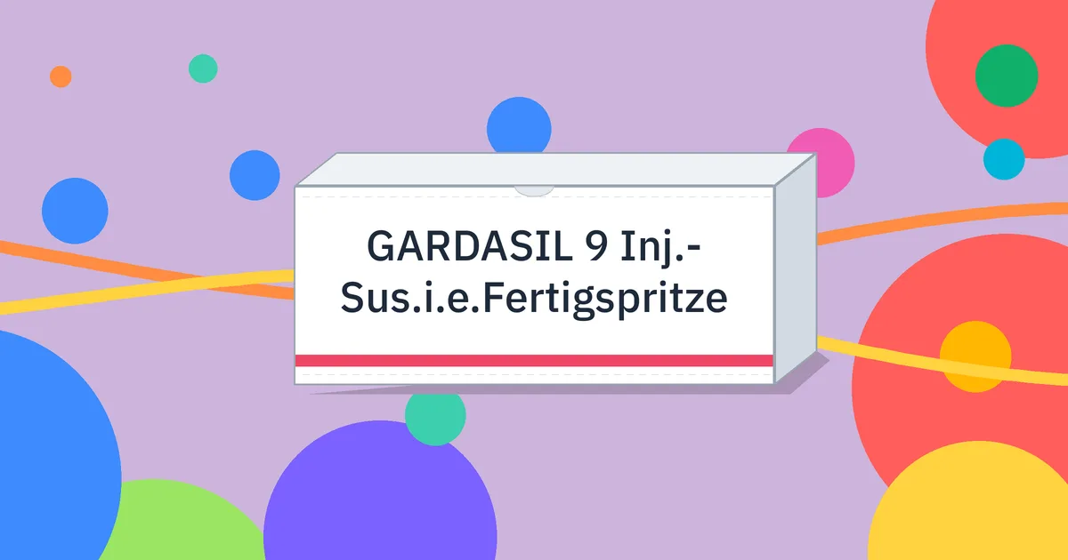 Symbolbild: Packung mit der Aufschrift GARDASIL 9 Inj.-Sus.i.e.Fertigspritze (PZN 13246582) – Verfügbarkeit und Bezug in Apotheken in Frankfurt am Main