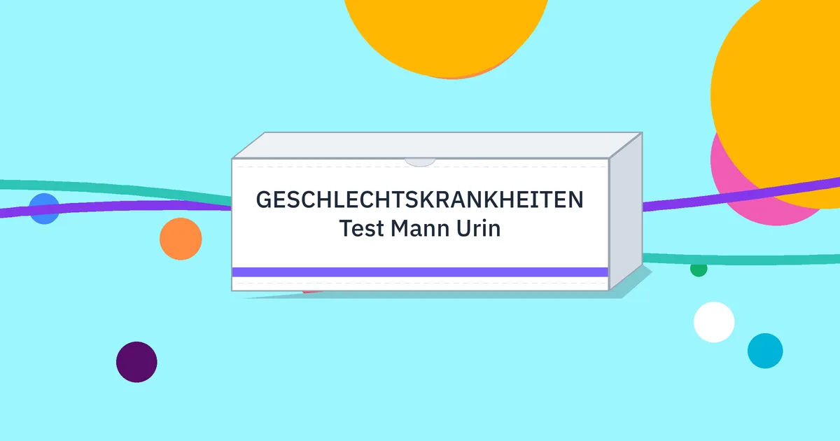 Symbolbild: Packung mit der Aufschrift GESCHLECHTSKRANKHEITEN Test Mann Urin (PZN 18672421) – Verfügbarkeit und Bezug in Apotheken in Frankfurt am Main