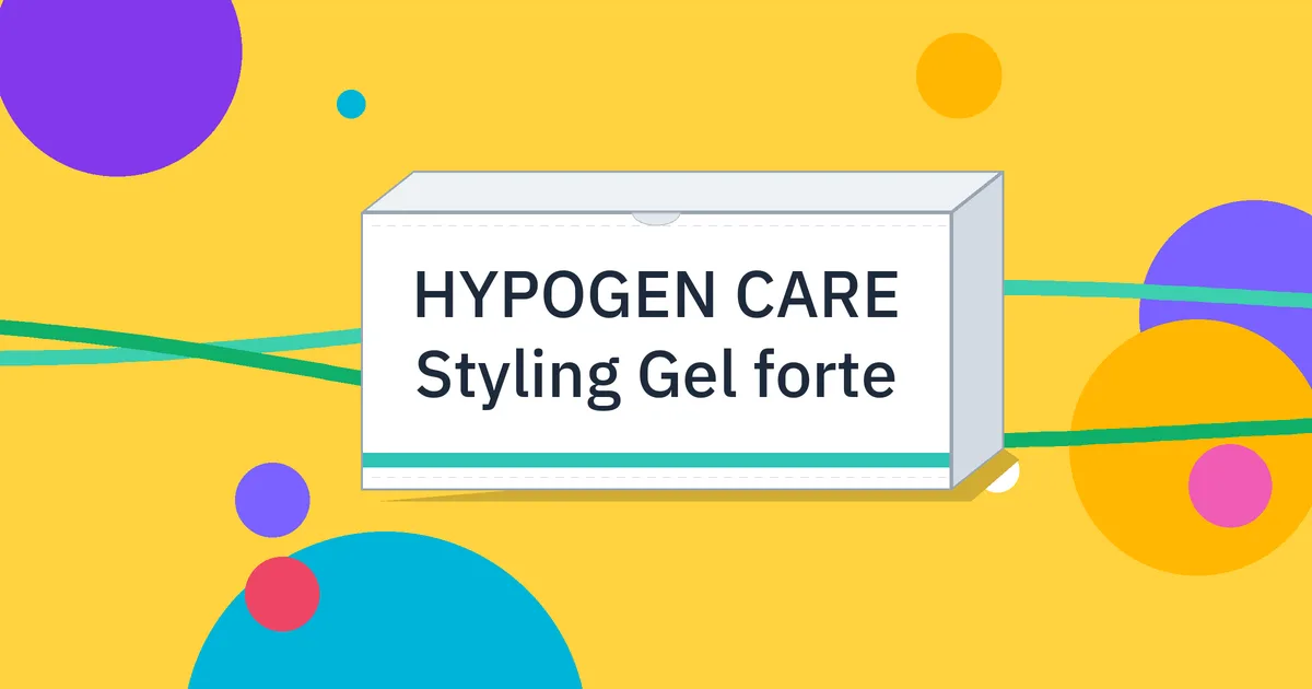 Symbolbild: Packung mit der Aufschrift HYPOGEN CARE Styling Gel forte (PZN 19426888) – Verfügbarkeit und Bezug in Apotheken in Frankfurt am Main