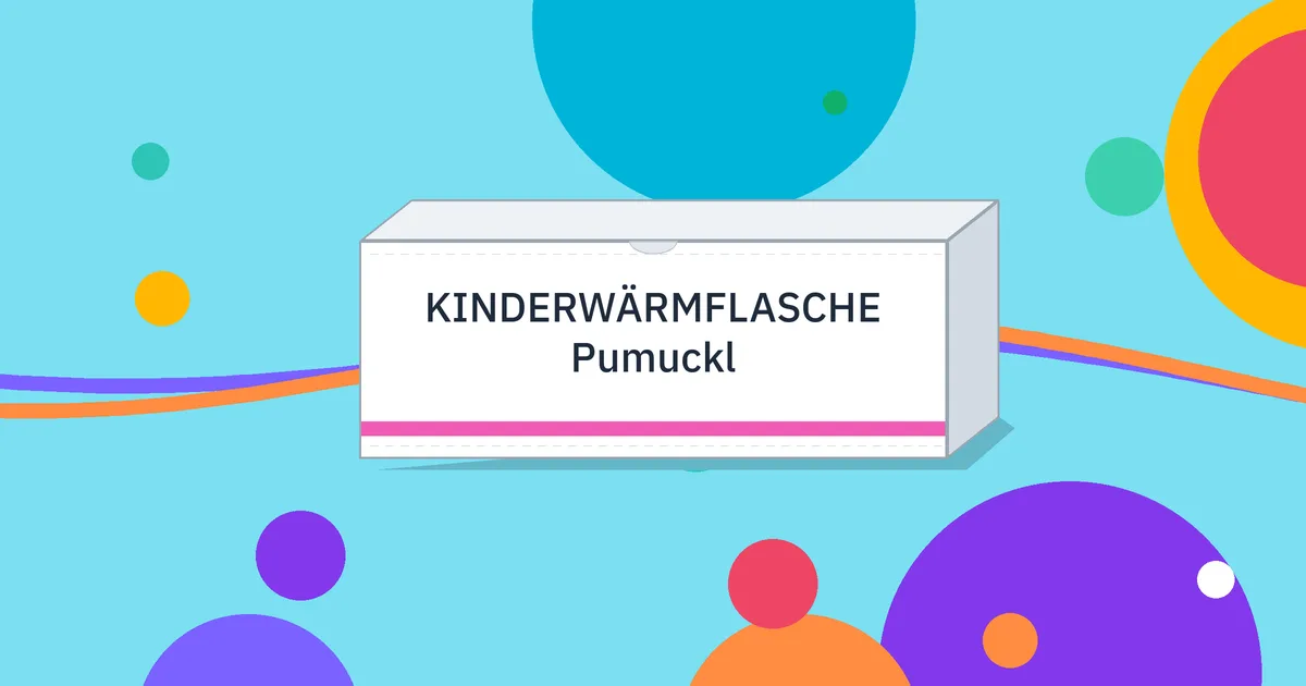 Symbolbild: Packung mit der Aufschrift KINDERWÄRMFLASCHE Pumuckl (PZN 07581394) – Verfügbarkeit und Bezug in Apotheken in Frankfurt am Main