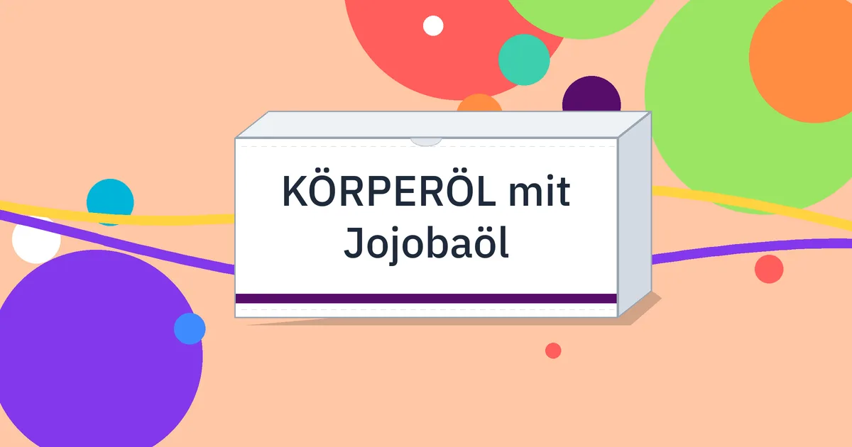 Symbolbild: Packung mit der Aufschrift KÖRPERÖL mit Jojobaöl (PZN 13972928) – Verfügbarkeit und Bezug in Apotheken in Frankfurt am Main