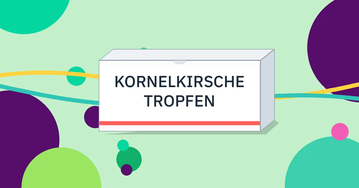 Symbolbild: Packung mit der Aufschrift KORNELKIRSCHE TROPFEN (PZN 14284254) – Verfügbarkeit und Bezug in Apotheken in Frankfurt am Main