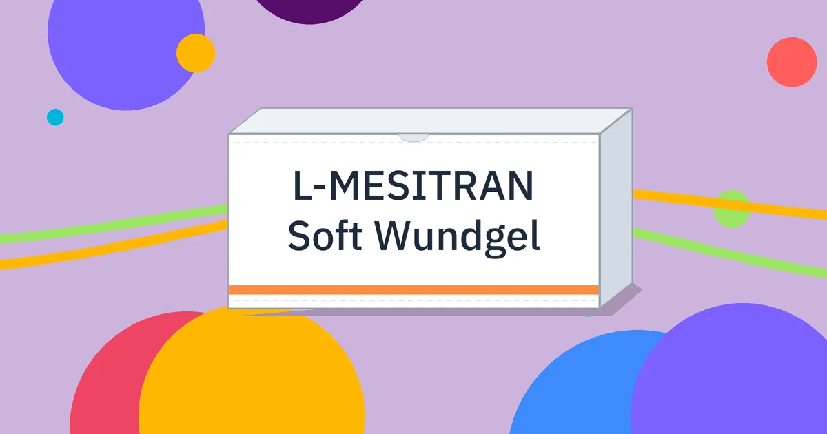 Symbolbild: Packung mit der Aufschrift L-MESITRAN Soft Wundgel (PZN 02171450) – Verfügbarkeit und Bezug in Apotheken in Frankfurt am Main