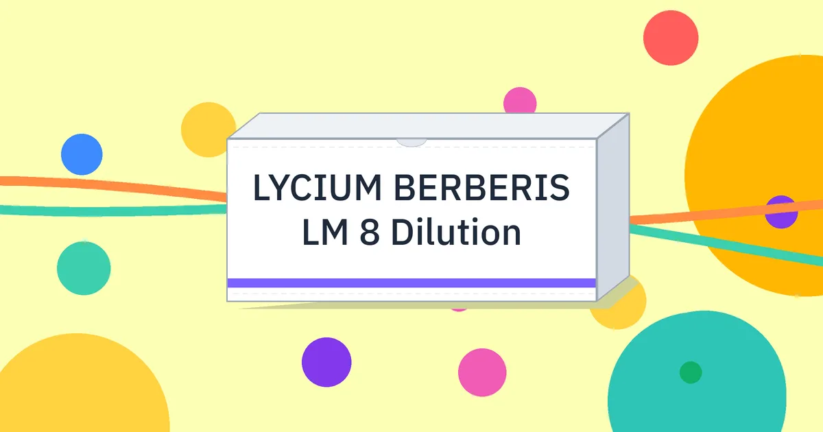 Symbolbild: Packung mit der Aufschrift LYCIUM BERBERIS LM 8 Dilution (PZN 13537055) – Verfügbarkeit und Bezug in Apotheken in Frankfurt am Main