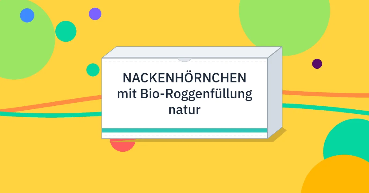 Symbolbild: Packung mit der Aufschrift NACKENHÖRNCHEN mit Bio-Roggenfüllung natur (PZN 01305517) – Verfügbarkeit und Bezug in Apotheken in Frankfurt am Main
