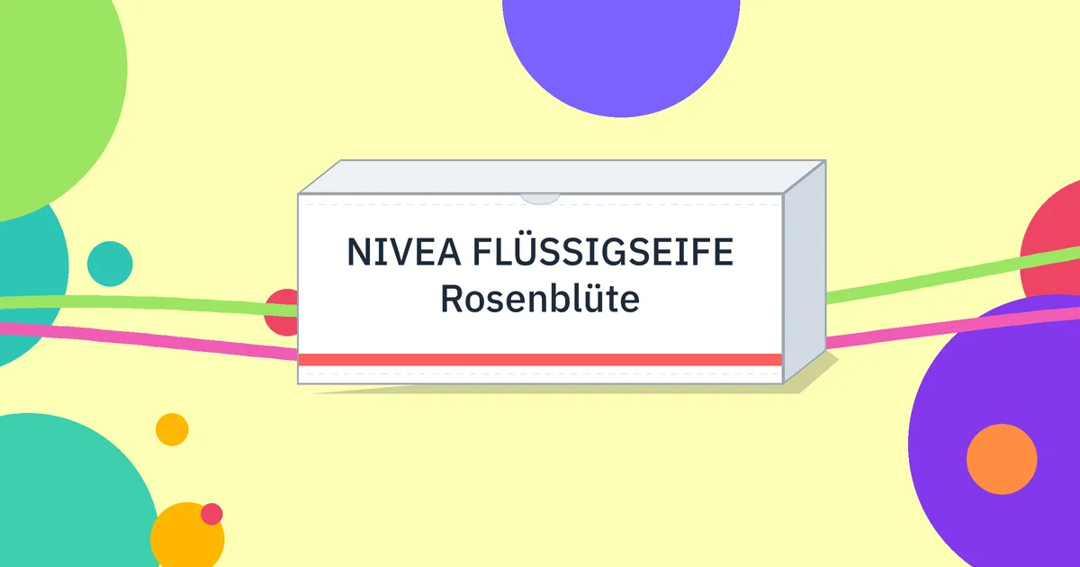 Symbolbild: Packung mit der Aufschrift NIVEA FLÜSSIGSEIFE Rosenblüte (PZN 17624130) – Verfügbarkeit und Bezug in Apotheken in Frankfurt am Main