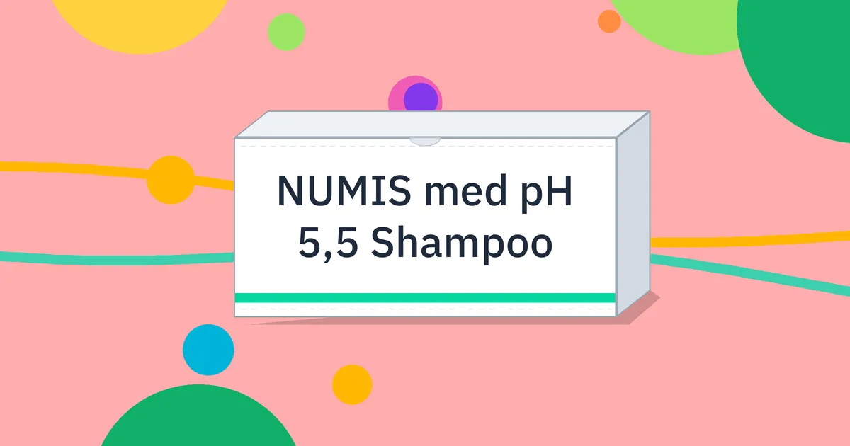Symbolbild: Packung mit der Aufschrift NUMIS med pH 5,5 Shampoo (PZN 16615086) – Verfügbarkeit und Bezug in Apotheken in Frankfurt am Main