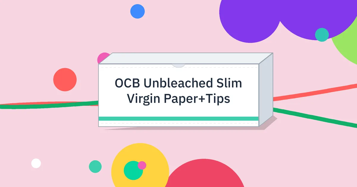 Symbolbild: Packung mit der Aufschrift OCB Unbleached Slim Virgin Paper+Tips (PZN 20122550) – Verfügbarkeit und Bezug in Apotheken in Frankfurt am Main