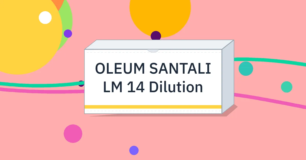 Symbolbild: Packung mit der Aufschrift OLEUM SANTALI LM 14 Dilution (PZN 13623317) – Verfügbarkeit und Bezug in Apotheken in Frankfurt am Main