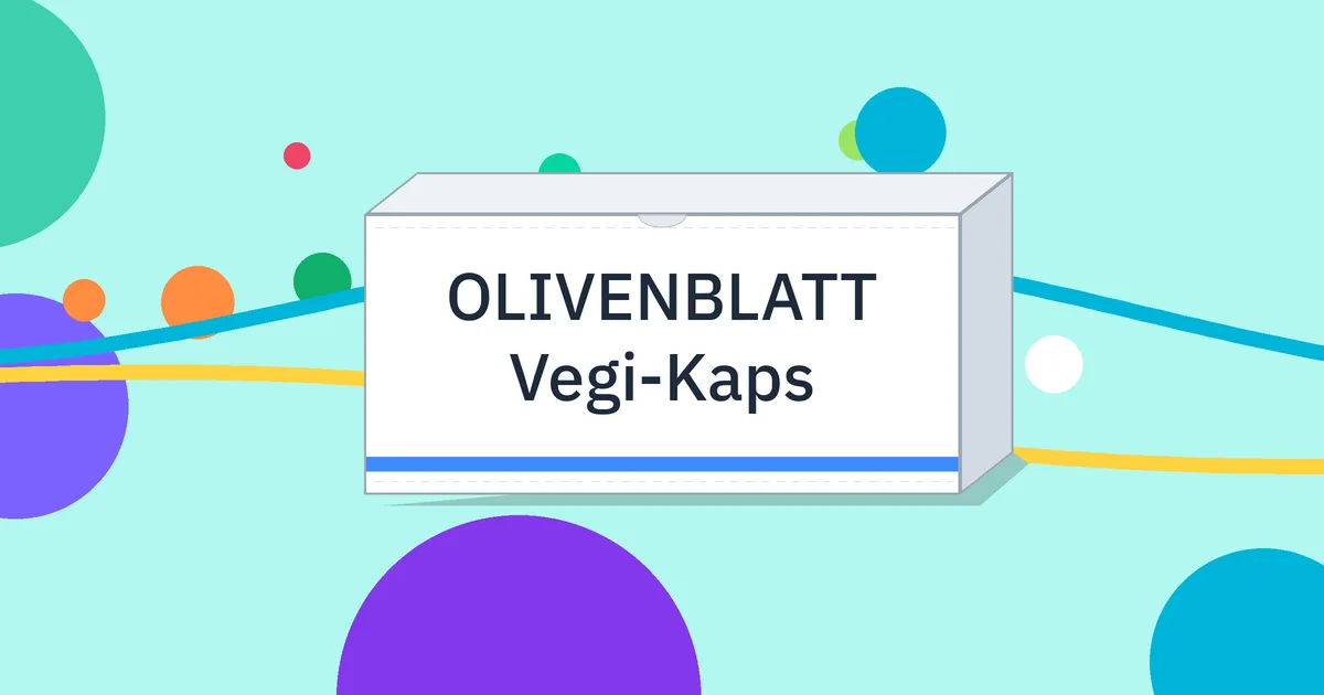 Symbolbild: Packung mit der Aufschrift OLIVENBLATT Vegi-Kaps (PZN 13899108) – Verfügbarkeit und Bezug in Apotheken in Frankfurt am Main