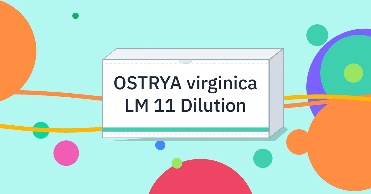 Symbolbild: Packung mit der Aufschrift OSTRYA virginica LM 11 Dilution (PZN 13628467) – Verfügbarkeit und Bezug in Apotheken in Frankfurt am Main
