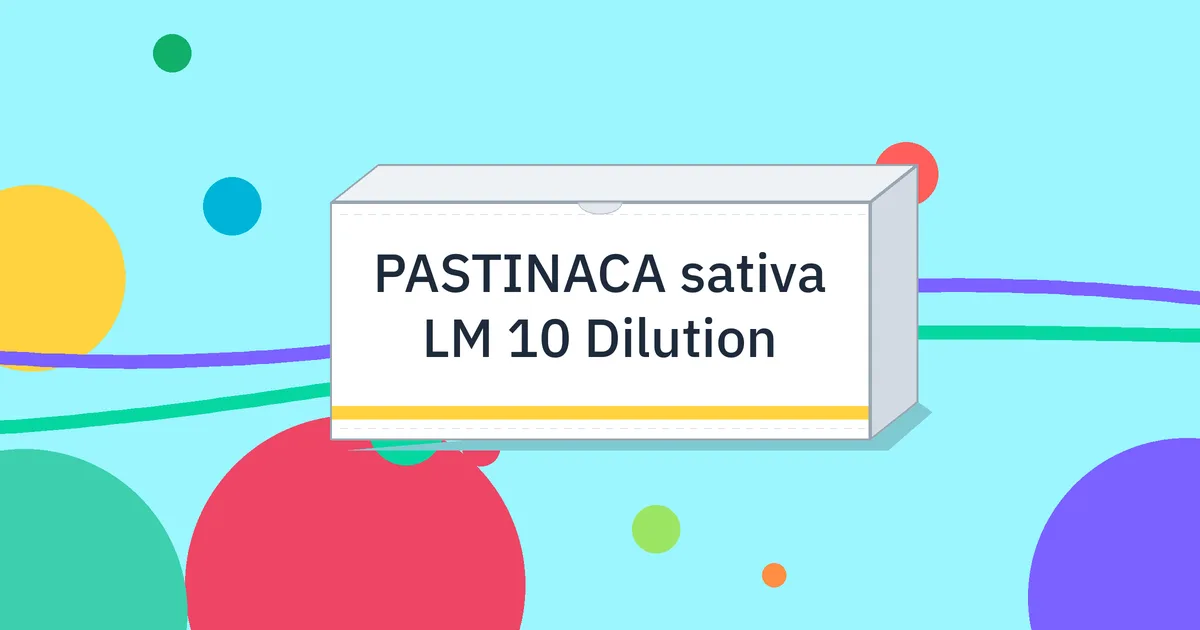 Symbolbild: Packung mit der Aufschrift PASTINACA sativa LM 10 Dilution (PZN 13632285) – Verfügbarkeit und Bezug in Apotheken in Frankfurt am Main