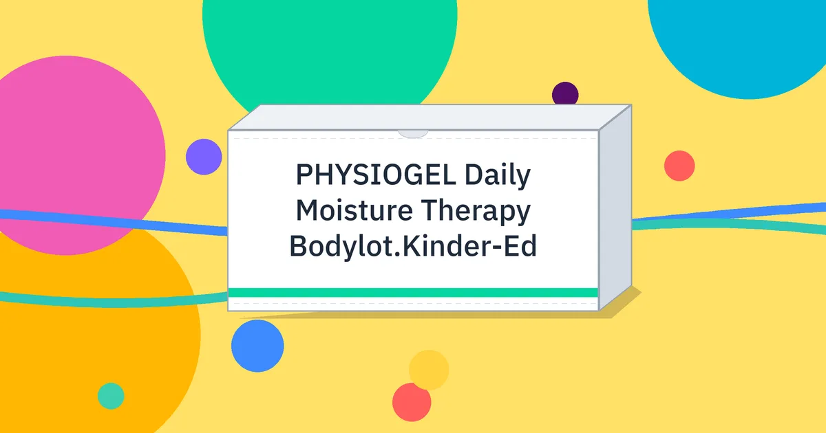Symbolbild: Packung mit der Aufschrift PHYSIOGEL Daily Moisture Therapy Bodylot.Kinder-Ed (PZN 20114438) – Verfügbarkeit und Bezug in Apotheken in Frankfurt am Main