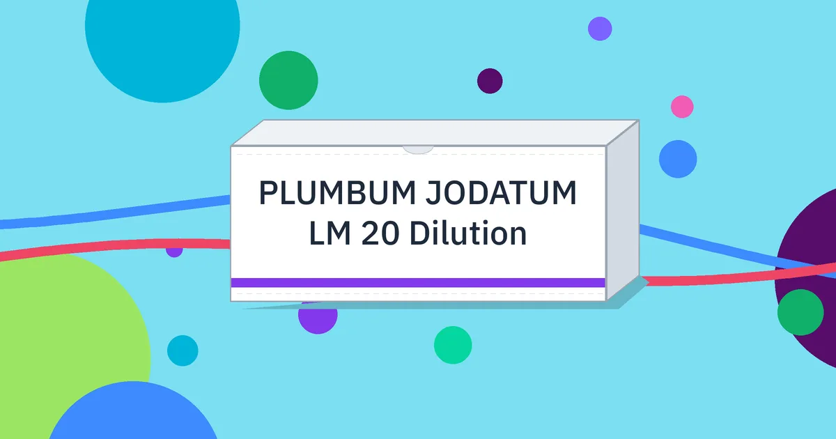 Symbolbild: Packung mit der Aufschrift PLUMBUM JODATUM LM 20 Dilution (PZN 13040780) – Verfügbarkeit und Bezug in Apotheken in Frankfurt am Main