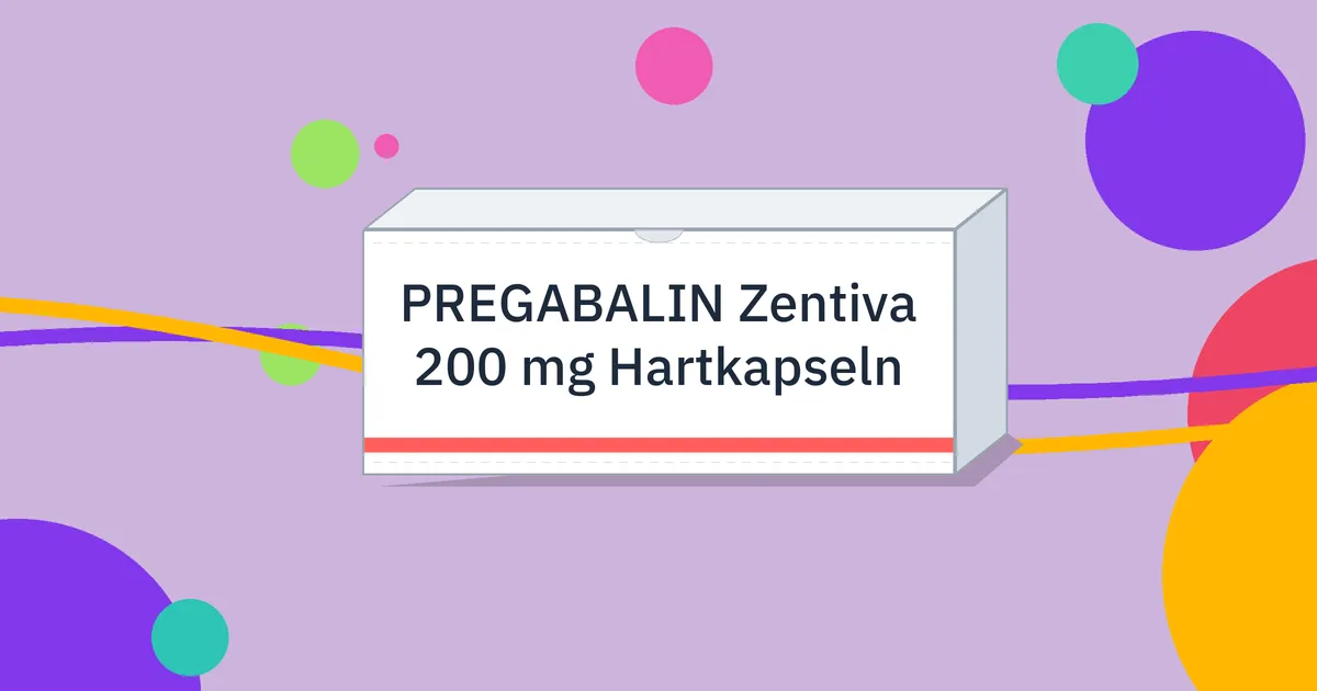 Symbolbild: Packung mit der Aufschrift PREGABALIN Zentiva 200 mg Hartkapseln (PZN 16320936) – Verfügbarkeit und Bezug in Apotheken in Frankfurt am Main