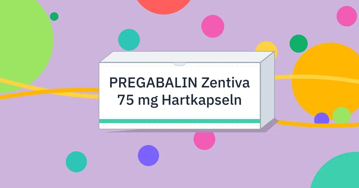 Symbolbild: Packung mit der Aufschrift PREGABALIN Zentiva 75 mg Hartkapseln (PZN 16321255) – Verfügbarkeit und Bezug in Apotheken in Frankfurt am Main