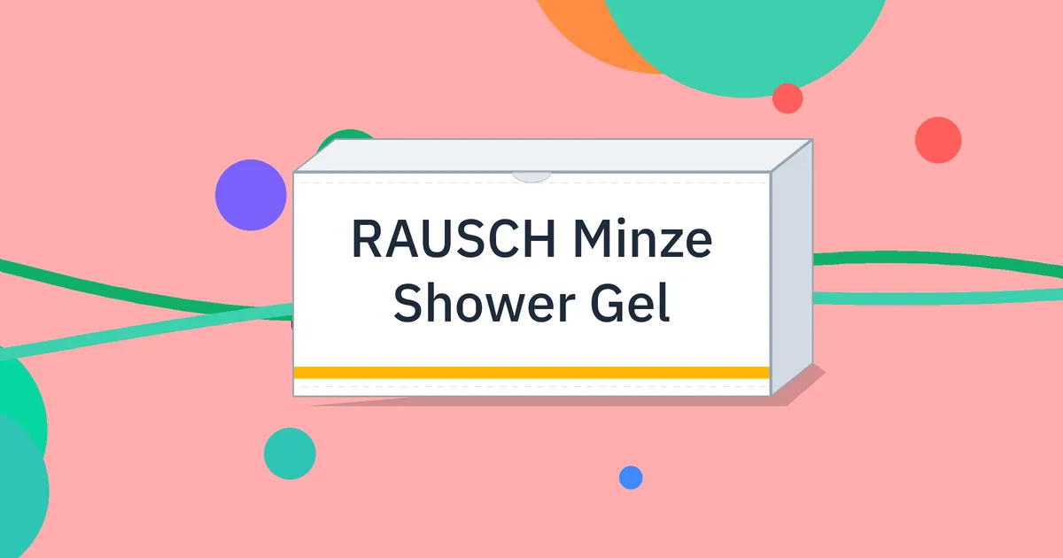 Symbolbild: Packung mit der Aufschrift RAUSCH Minze Shower Gel (PZN 15197072) – Verfügbarkeit und Bezug in Apotheken in Frankfurt am Main