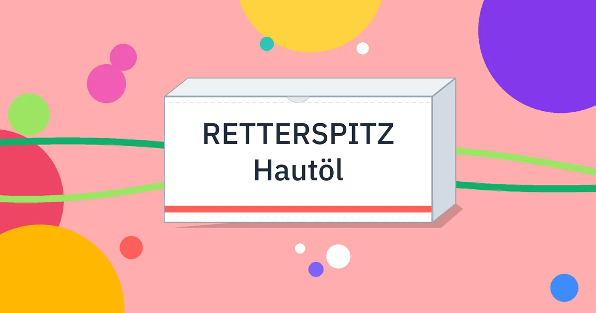 Symbolbild: Packung mit der Aufschrift RETTERSPITZ Hautöl (PZN 07007086) – Verfügbarkeit und Bezug in Apotheken in Frankfurt am Main