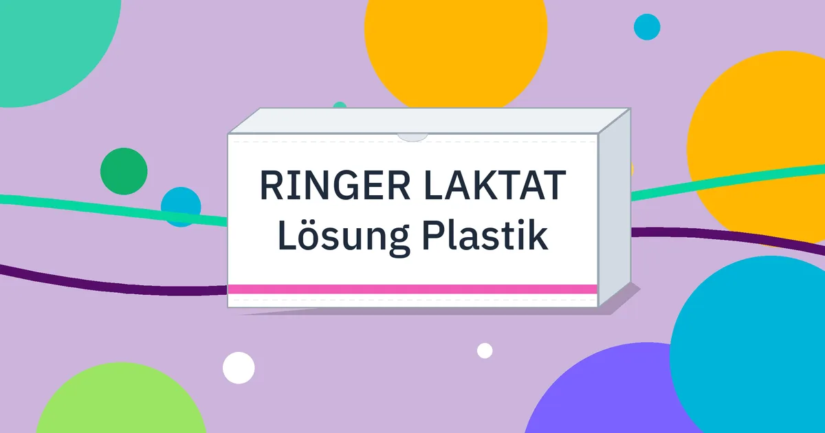 Symbolbild: Packung mit der Aufschrift RINGER LAKTAT Lösung Plastik (PZN 01434640) – Verfügbarkeit und Bezug in Apotheken in Frankfurt am Main
