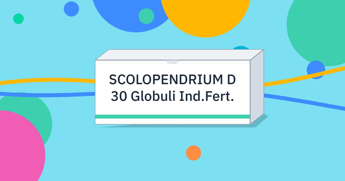 Symbolbild: Packung mit der Aufschrift SCOLOPENDRIUM D 30 Globuli Ind.Fert. (PZN 17692829) – Verfügbarkeit und Bezug in Apotheken in Frankfurt am Main
