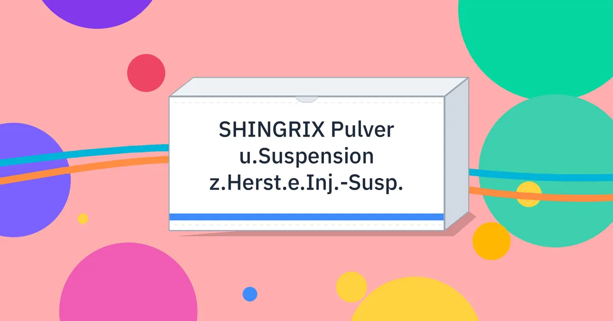 Symbolbild: Packung mit der Aufschrift SHINGRIX Pulver u.Suspension z.Herst.e.Inj.-Susp. (PZN 18701306) – Verfügbarkeit und Bezug in Apotheken in Frankfurt am Main