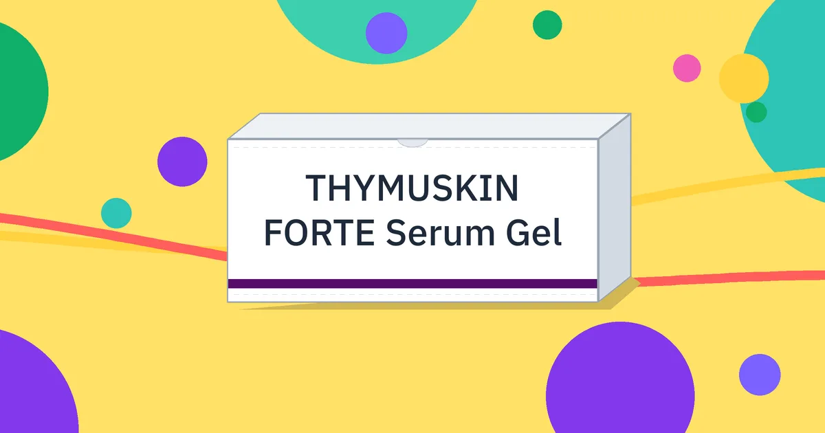 Symbolbild: Packung mit der Aufschrift THYMUSKIN FORTE Serum Gel (PZN 10254345) – Verfügbarkeit und Bezug in Apotheken in Frankfurt am Main