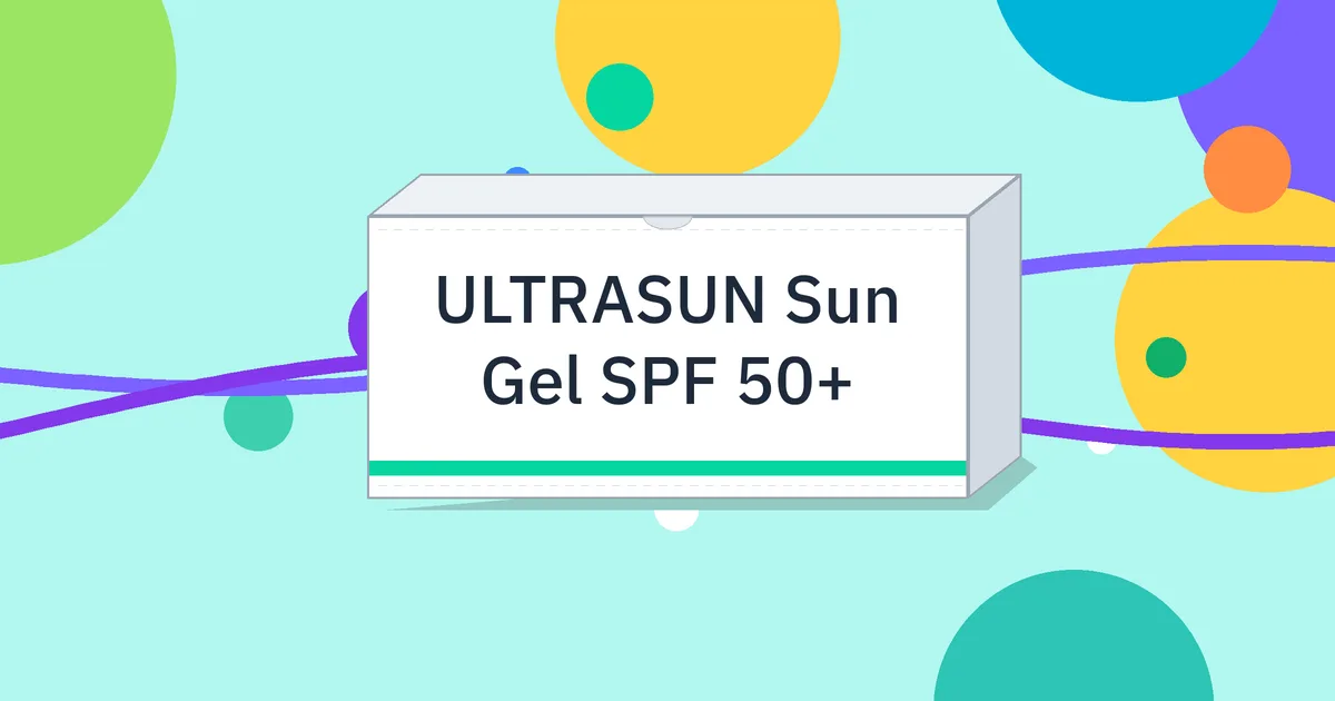 Symbolbild: Packung mit der Aufschrift ULTRASUN Sun Gel SPF 50+ (PZN 17375980) – Verfügbarkeit und Bezug in Apotheken in Frankfurt am Main
