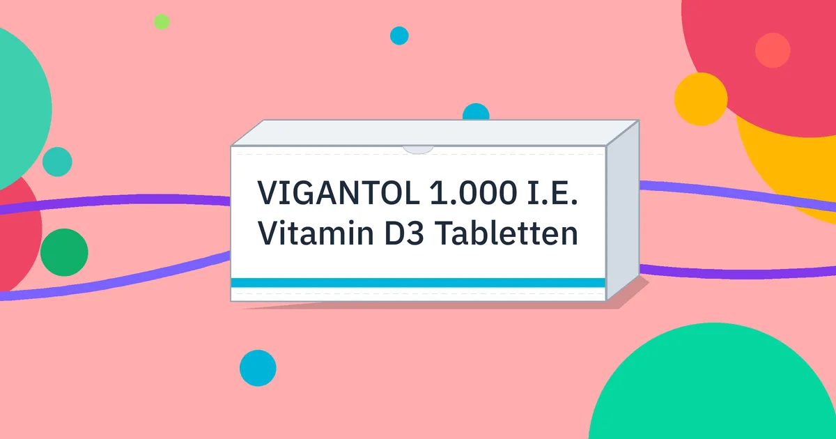 Symbolbild: Packung mit der Aufschrift VIGANTOL 1.000 I.E. Vitamin D3 Tabletten (PZN 13155690) – Verfügbarkeit und Bezug in Apotheken in Frankfurt am Main