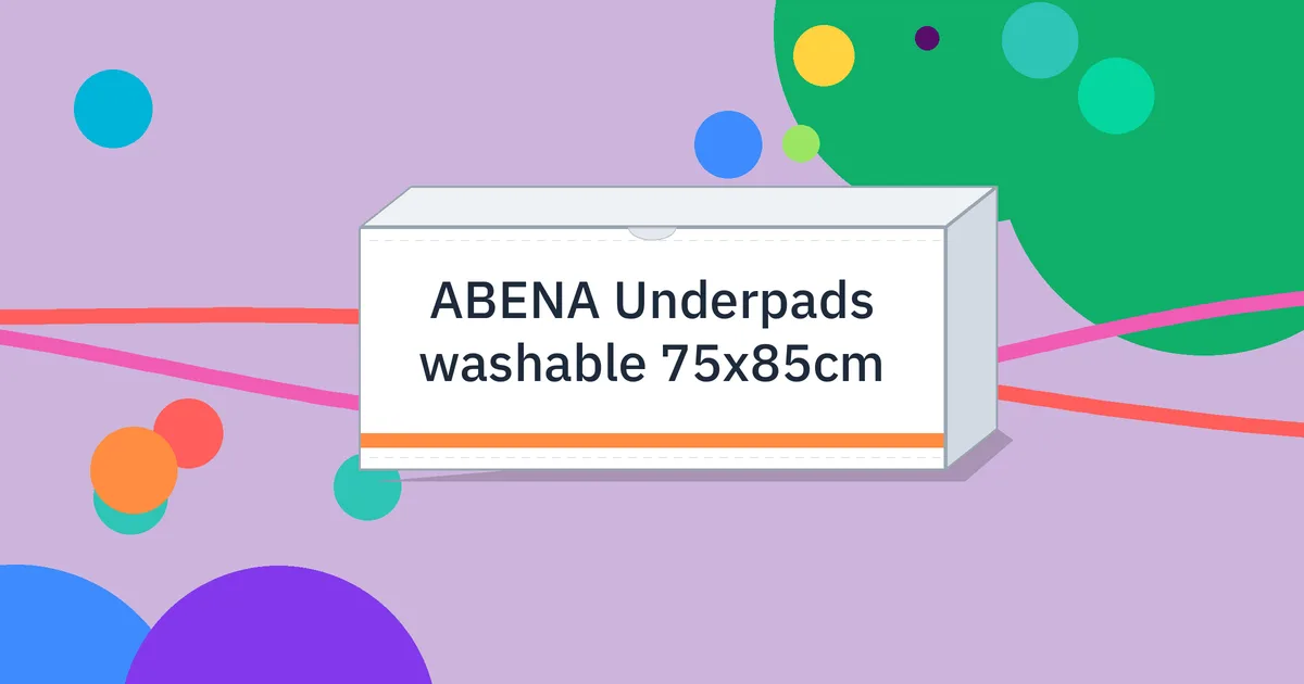 Symbolbild: Packung mit der Aufschrift ABENA Underpads washable 75x85cm (PZN 18745019) – Verfügbarkeit und Bezug in Apotheken in Frankfurt am Main