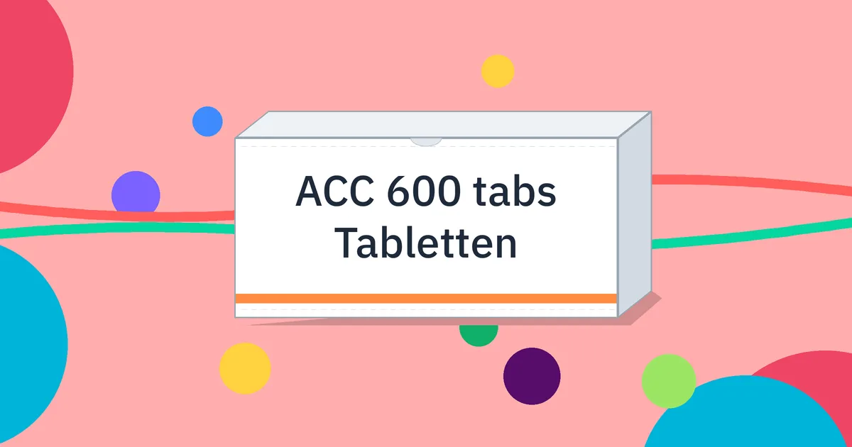Symbolbild: Packung mit der Aufschrift ACC 600 tabs Tabletten (PZN 00434253) – Verfügbarkeit und Bezug in Apotheken in Frankfurt am Main