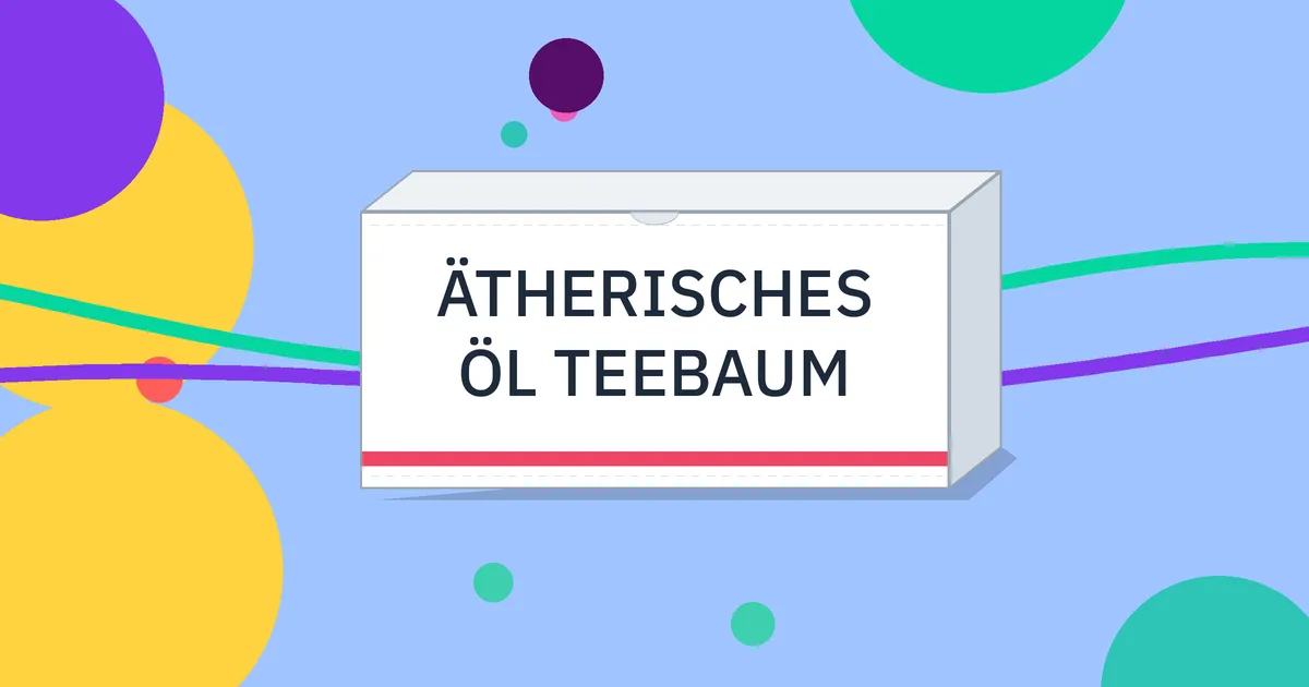 Symbolbild: Packung mit der Aufschrift ÄTHERISCHES ÖL TEEBAUM (PZN 01237164) – Verfügbarkeit und Bezug in Apotheken in Frankfurt am Main
