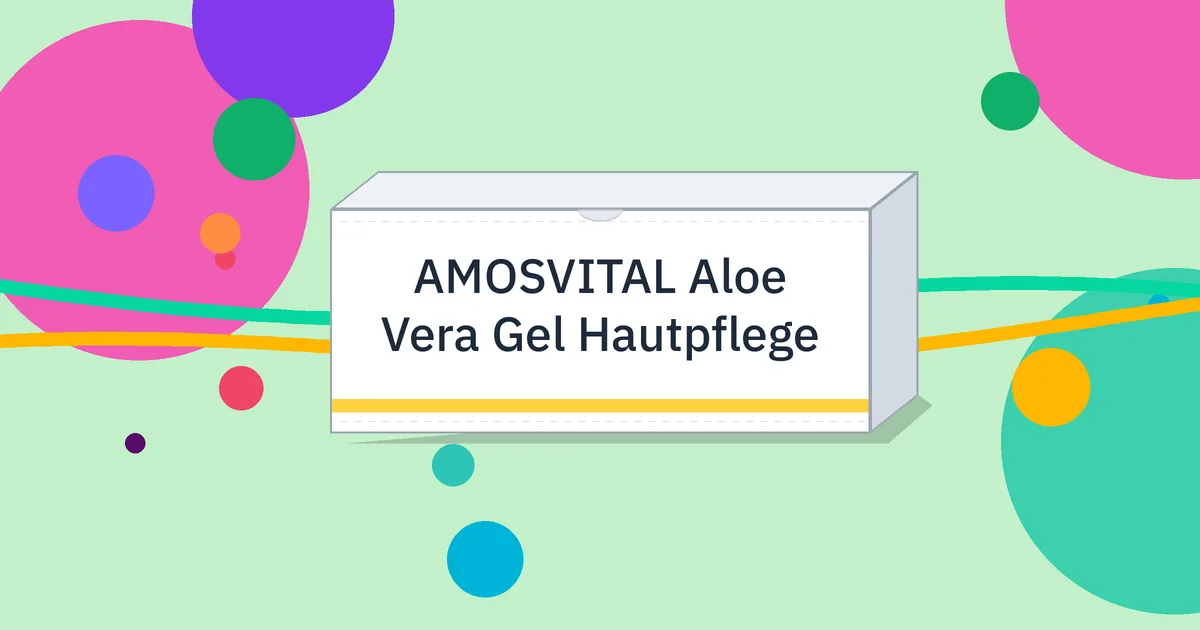 Symbolbild: Packung mit der Aufschrift AMOSVITAL Aloe Vera Gel Hautpflege (PZN 20207163) – Verfügbarkeit und Bezug in Apotheken in Frankfurt am Main