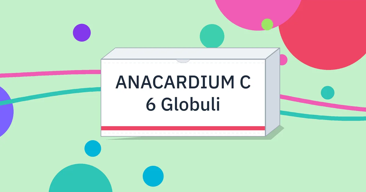 Symbolbild: Packung mit der Aufschrift ANACARDIUM C 6 Globuli (PZN 07246075) – Verfügbarkeit und Bezug in Apotheken in Frankfurt am Main