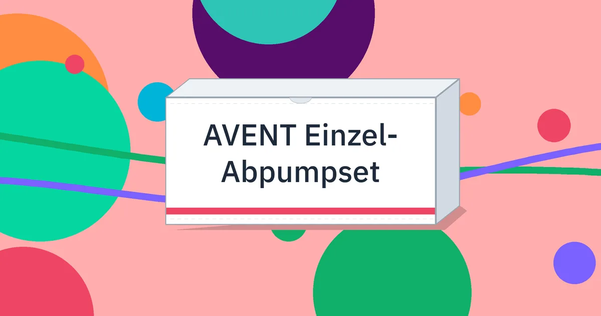 Symbolbild: Packung mit der Aufschrift AVENT Einzel-Abpumpset (PZN 07747268) – Verfügbarkeit und Bezug in Apotheken in Frankfurt am Main