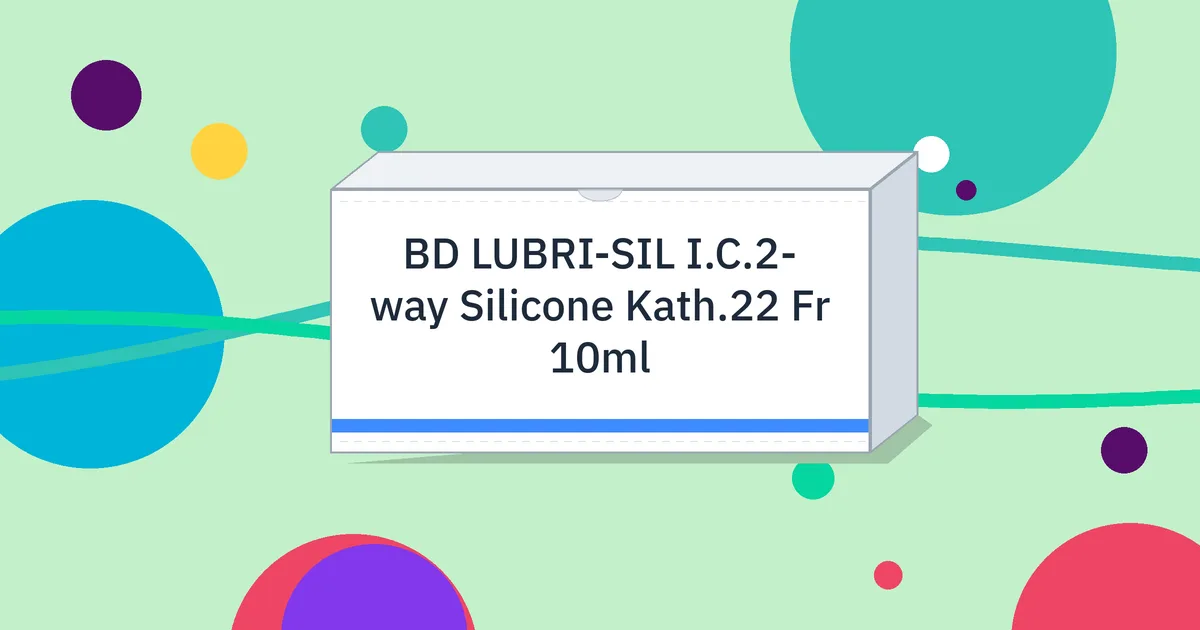 Symbolbild: Packung mit der Aufschrift BD LUBRI-SIL I.C.2-way Silicone Kath.22 Fr 10ml (PZN 20594591) – Verfügbarkeit und Bezug in Apotheken in Frankfurt am Main