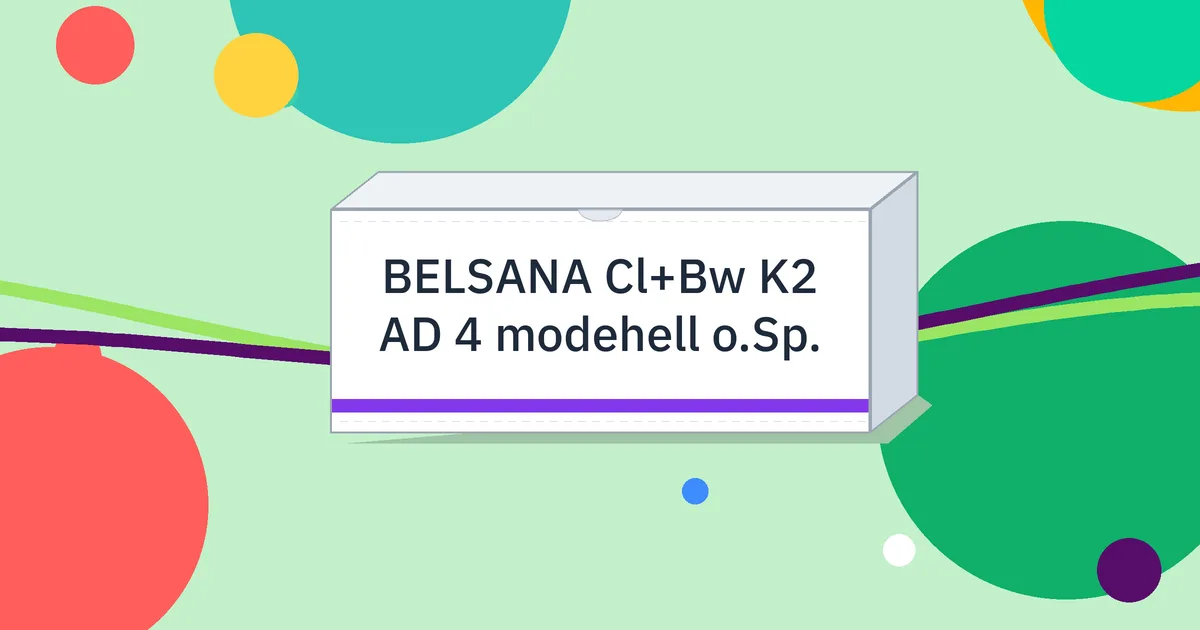 Symbolbild: Packung mit der Aufschrift BELSANA Cl+Bw K2 AD 4 modehell o.Sp. (PZN 12241430) – Verfügbarkeit und Bezug in Apotheken in Frankfurt am Main