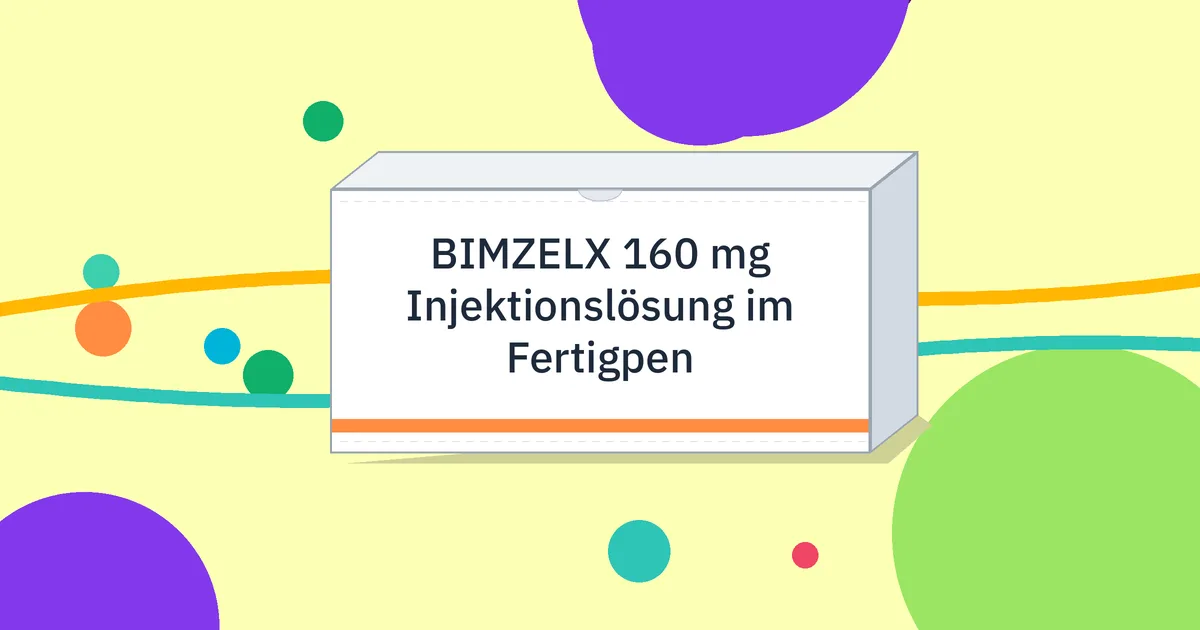 Symbolbild: Packung mit der Aufschrift BIMZELX 160 mg Injektionslösung im Fertigpen (PZN 19994003) – Verfügbarkeit und Bezug in Apotheken in Frankfurt am Main